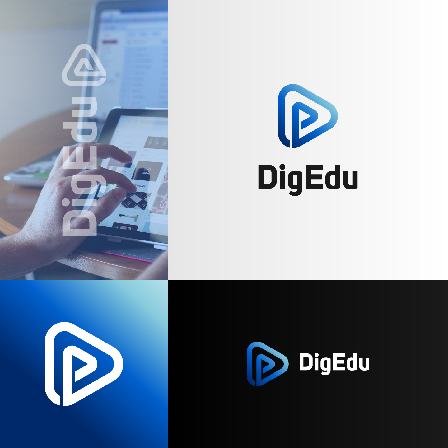 Elegant, Playful, Digital Business Logo Design for DigEdu by Bharath J ...