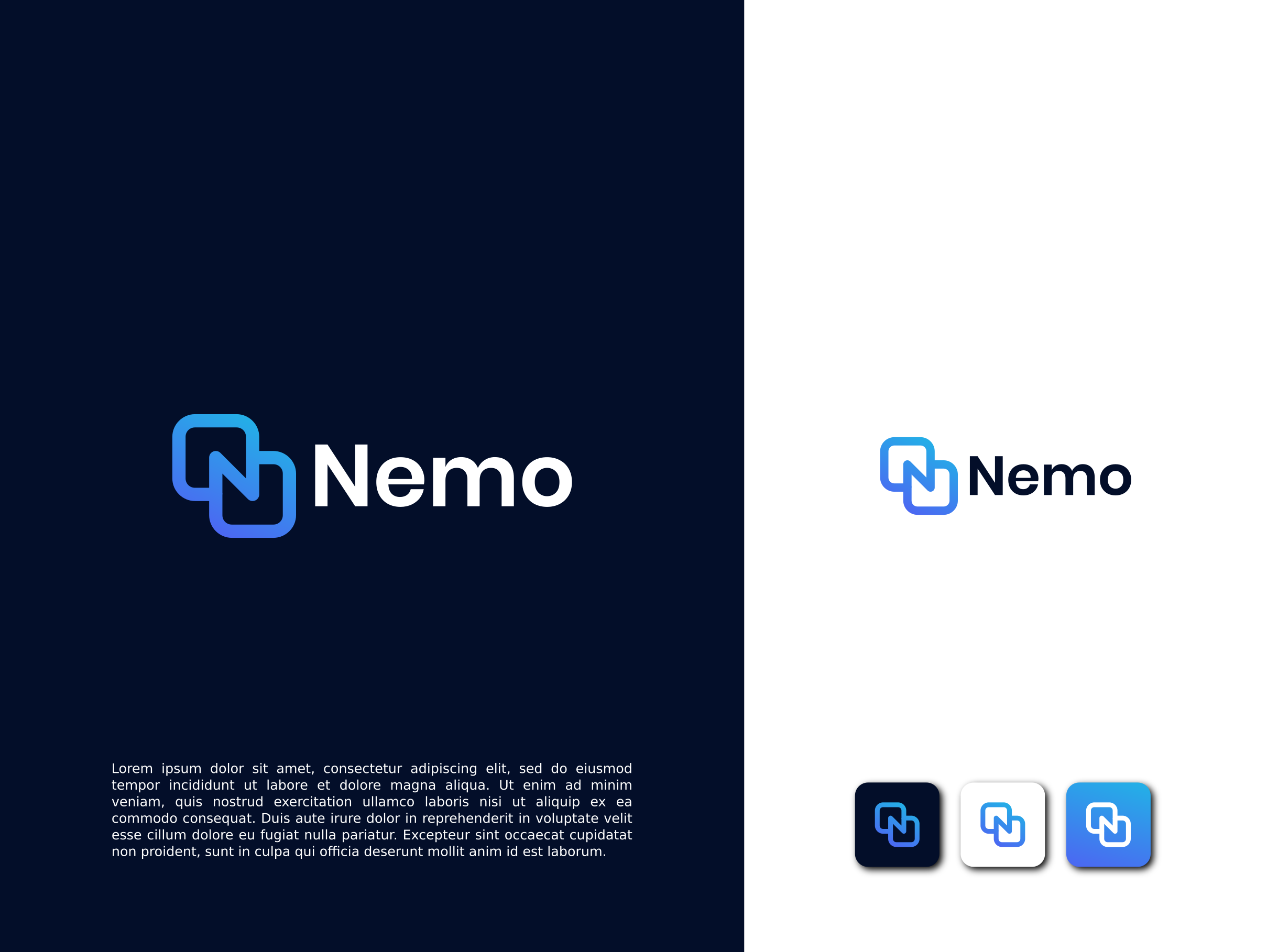 Logo Design for Nemo by _Abdulloh | Design #27427189