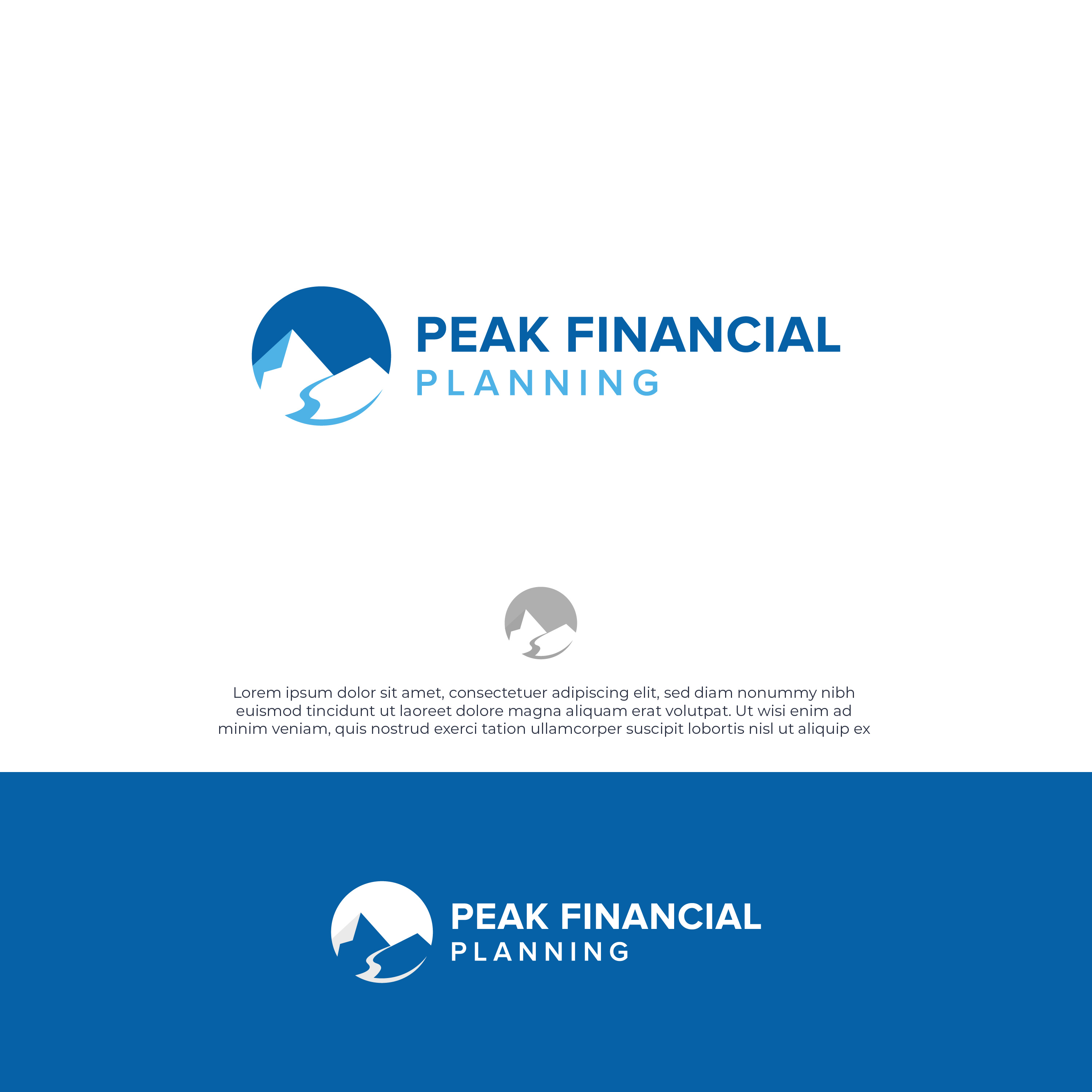 Elegant, Playful, Financial Services Logo Design for Peak Financial ...