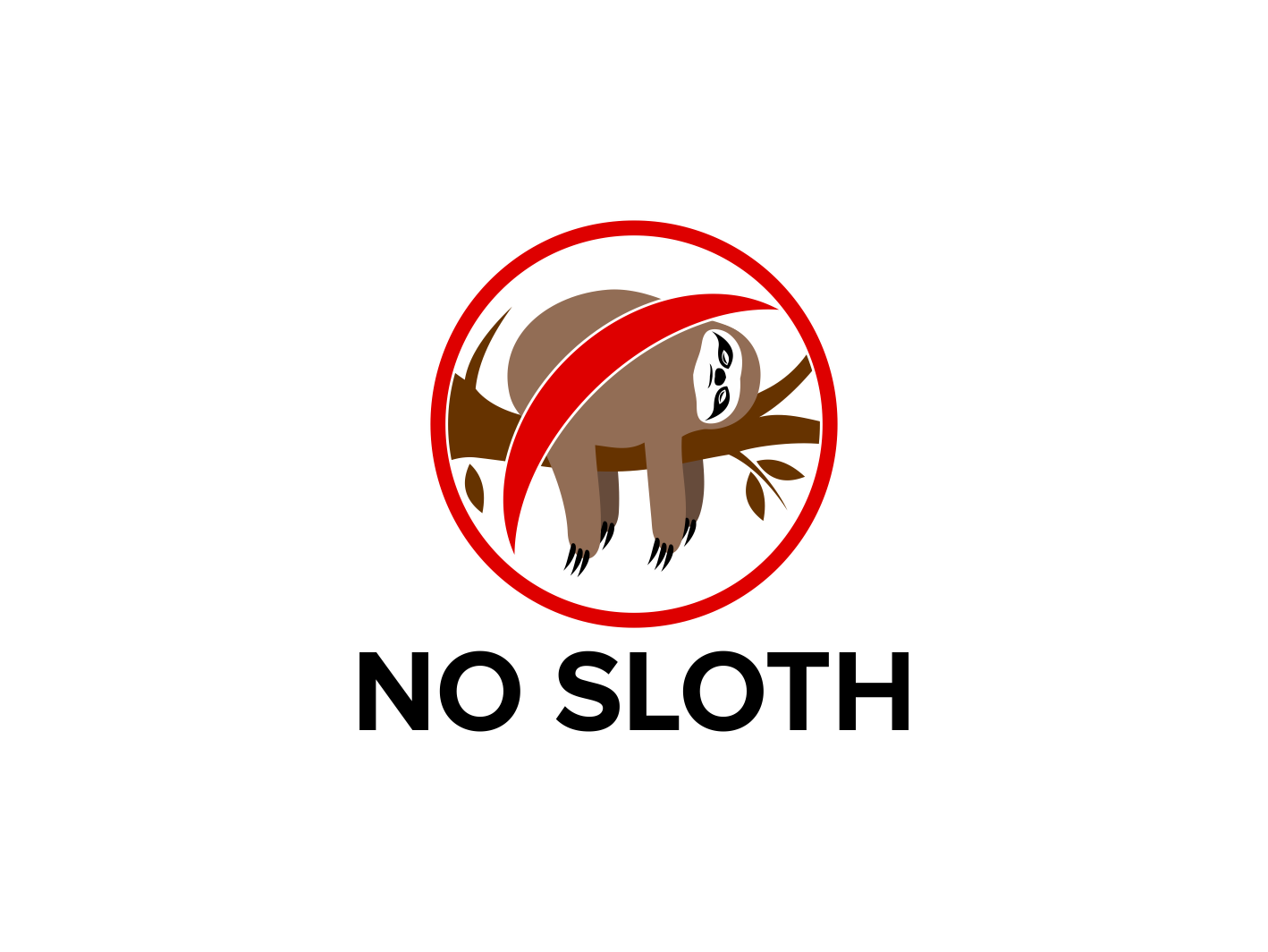 Logo Design for NO SLOTH by BNdesigner | Design #27491121