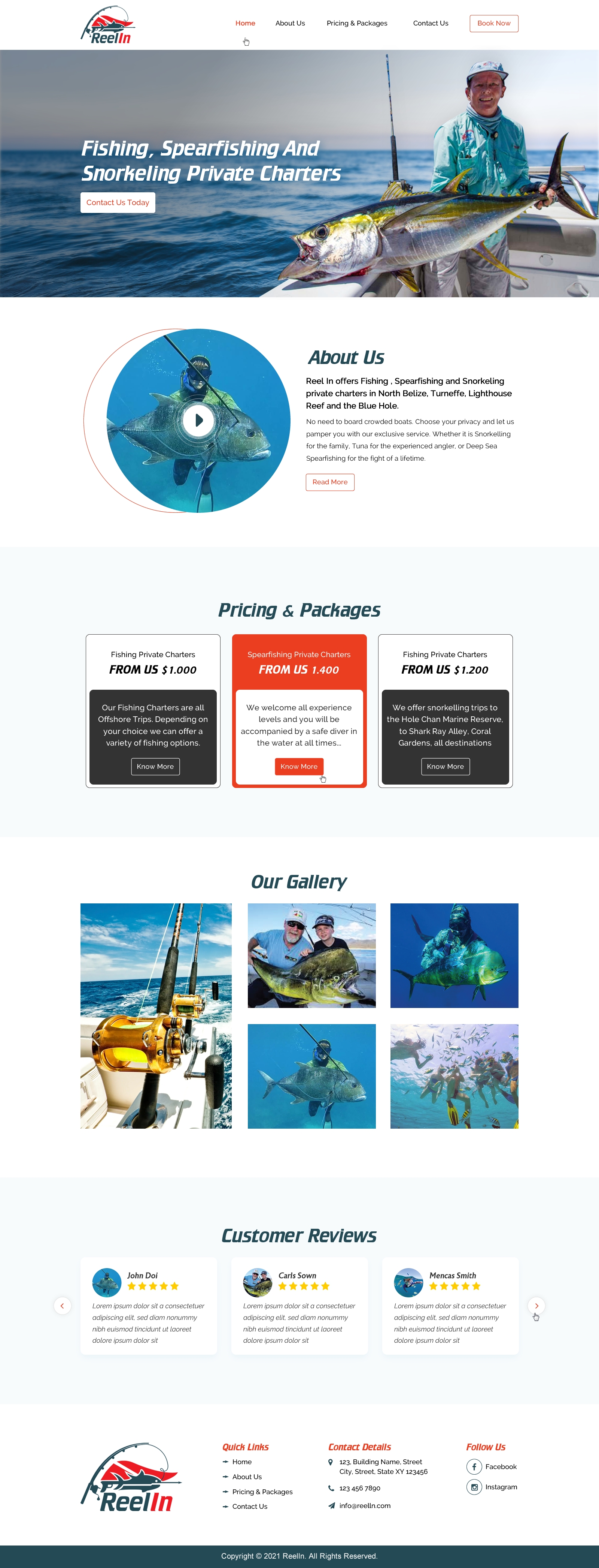 Modern, Professional, Yacht charter Web Design for a Company by Sbss ...