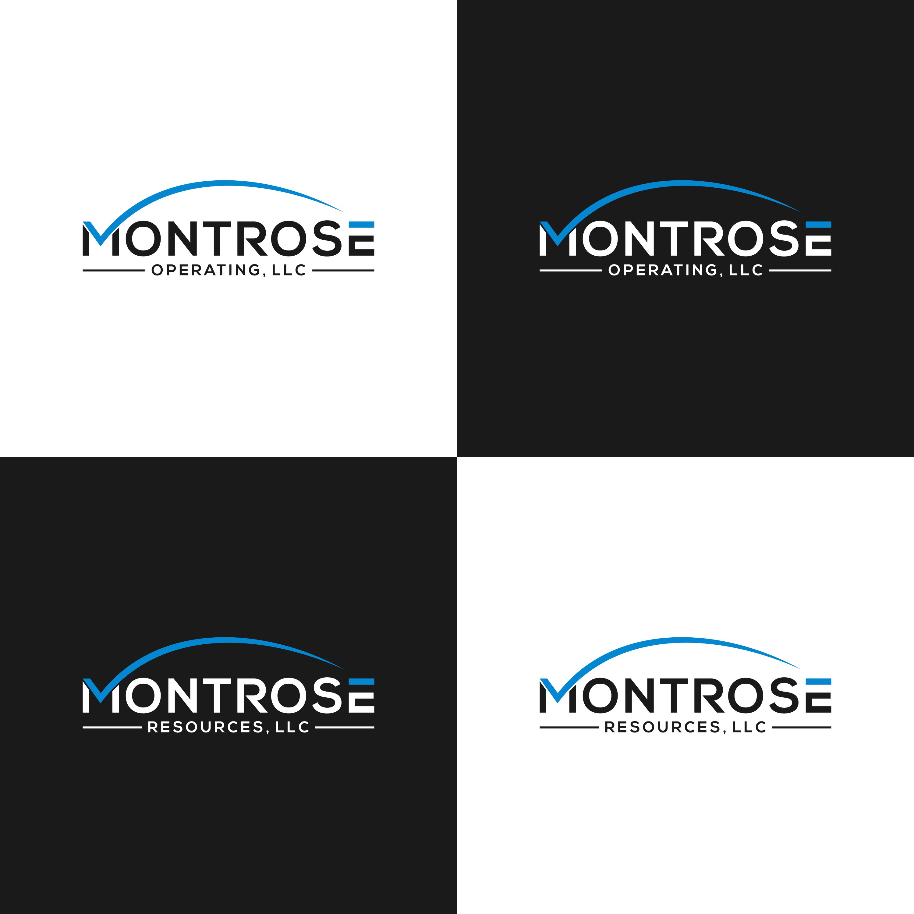 Logo Design for First logo - Montrose Operating, LLC; second logo ...