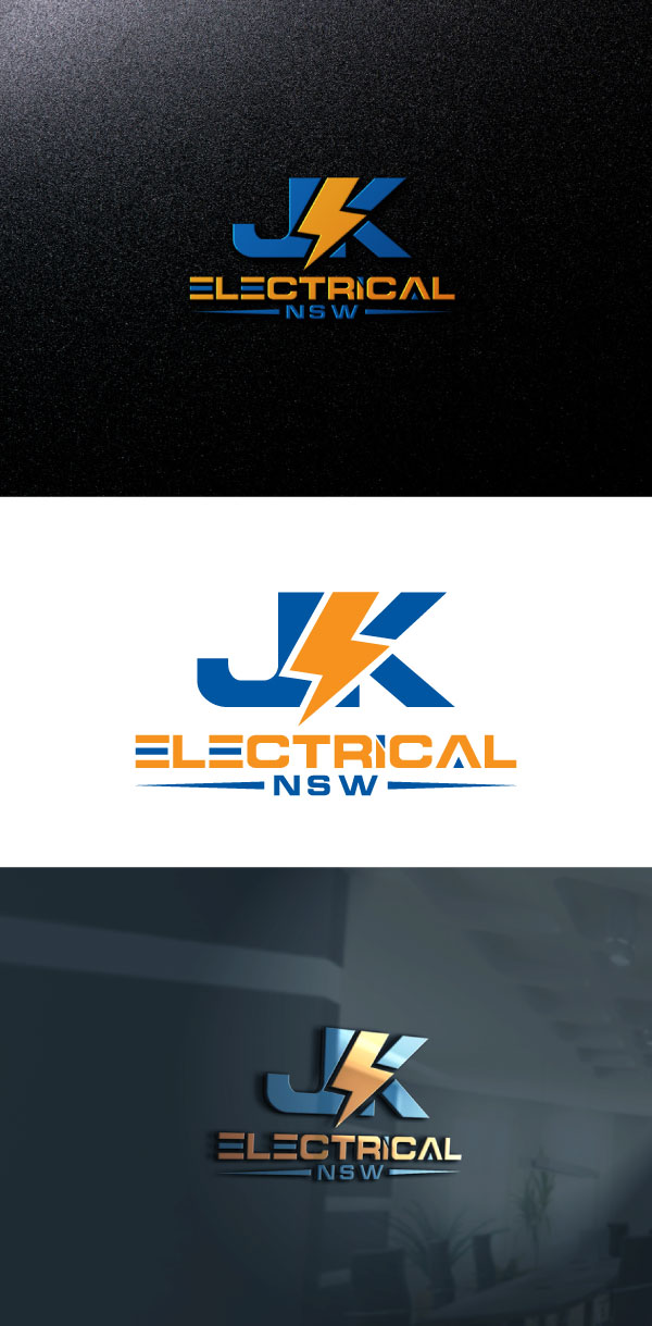 Logo Design for JK ELECTRICAL NSW by akterkhadijars | Design #27490858