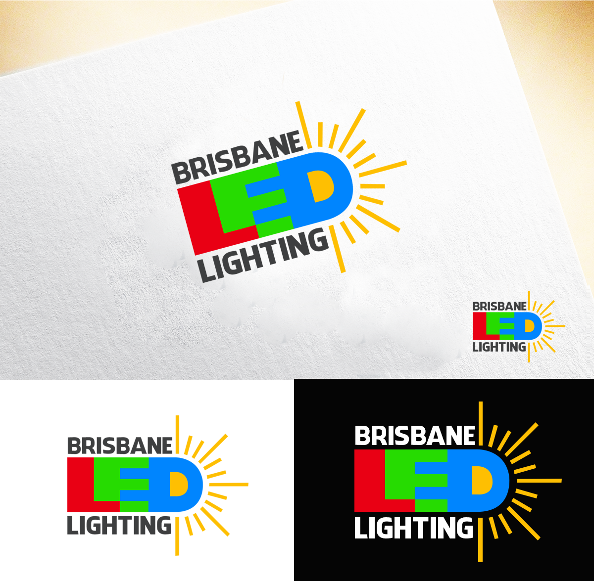 Elegant, Playful, LIGHTING Logo Design for BRISBANE LED LIGHTING by ...