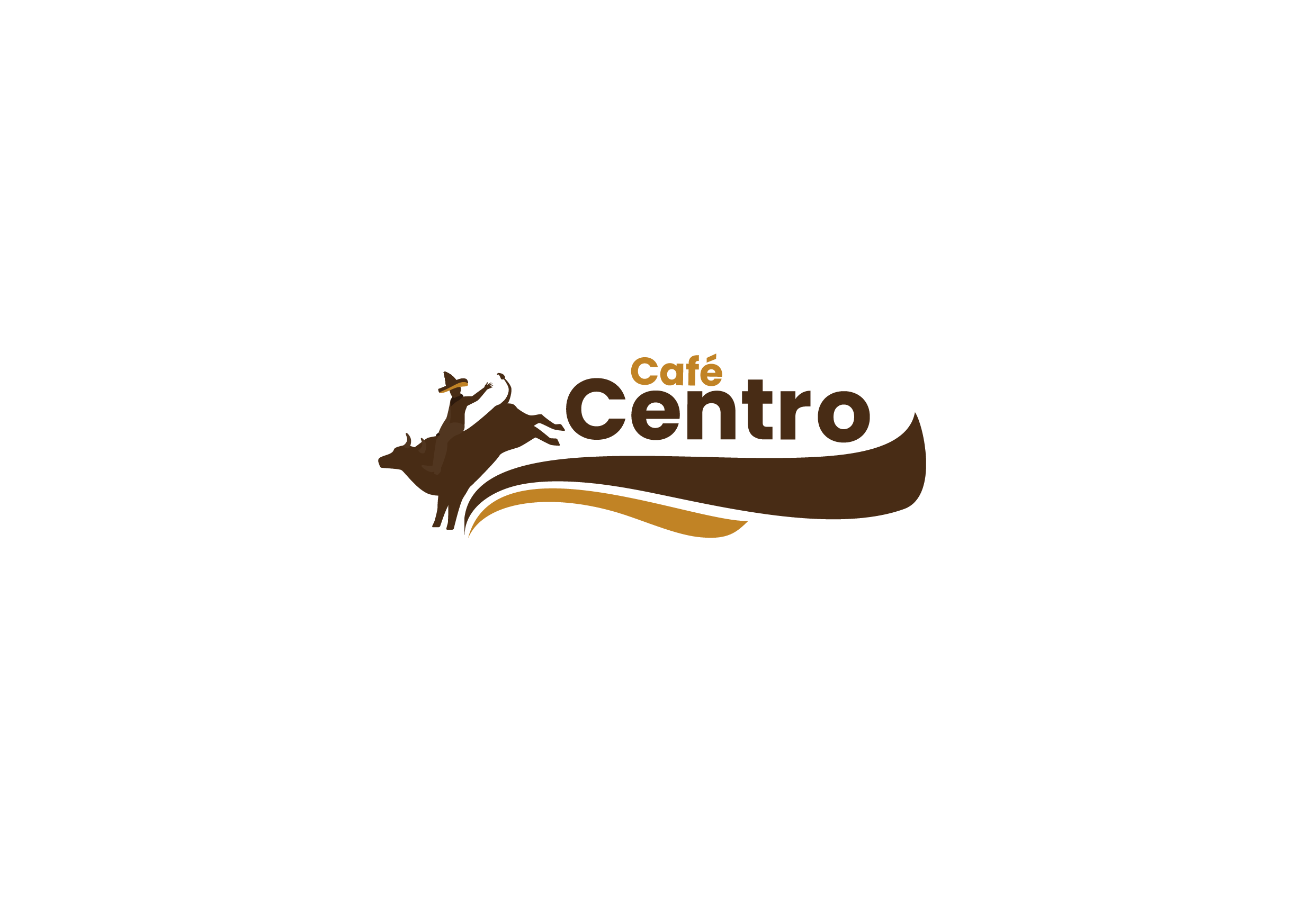 Logo Design for Café Centro by Kamal Mangache | Design #27508043