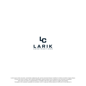 Logo Design | 106 Logo Designs for Larik Constructions