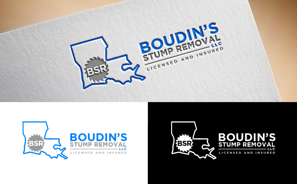 Diseño de Logo for Boudin's Stump Removal por DubaiArts | Diseño #27525138