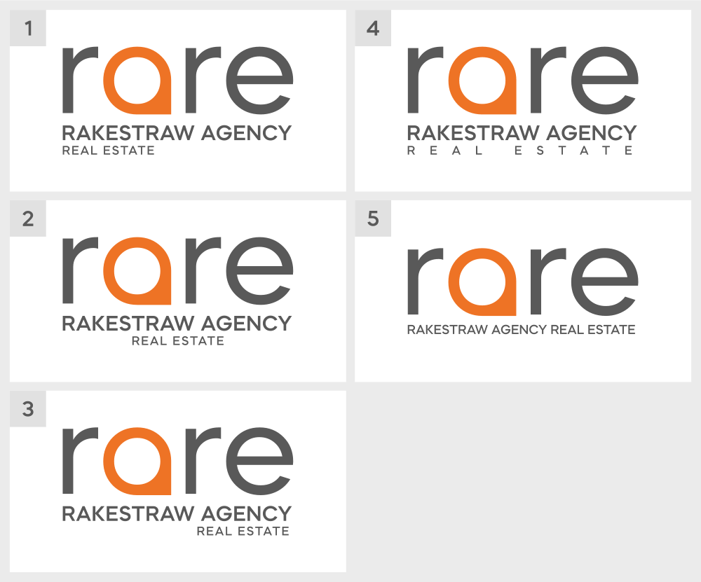 Masculine, Upmarket, Real Estate Logo Design for RARE by dalmas ...