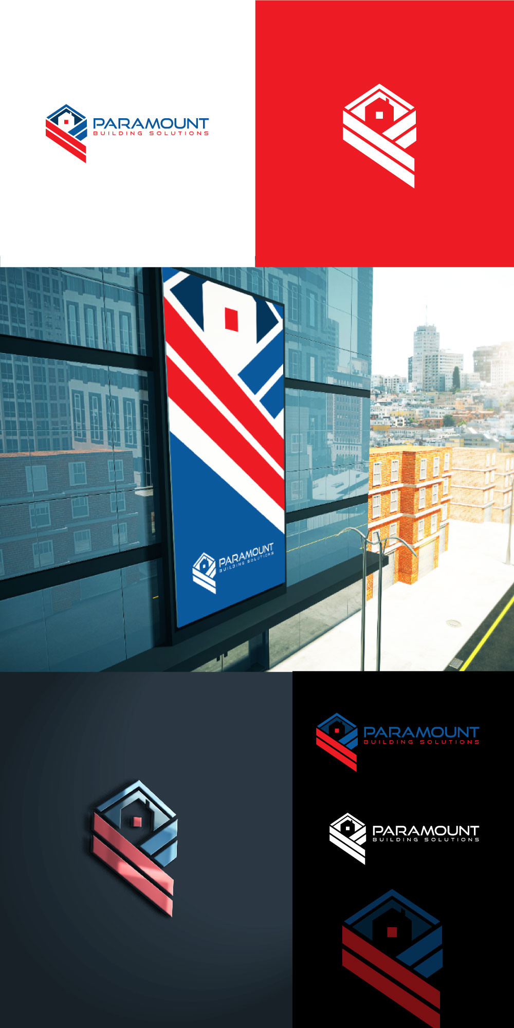 Serious, Professional, construction Logo Design for Paramount Building ...