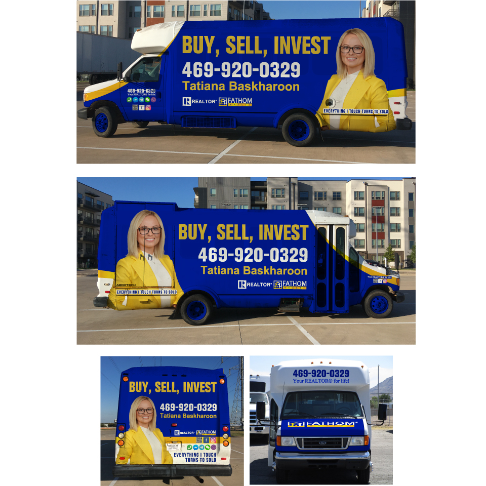Professional, Elegant, real estate Car Wrap Design for a Company by ...