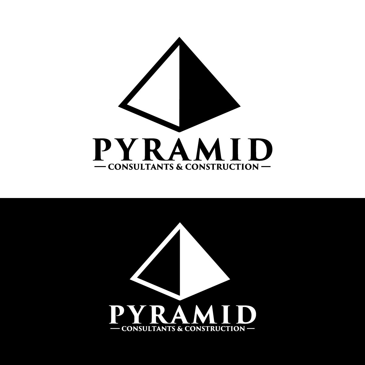 Logo Design for Pyramid Consultants & Construction by Miller.. | Design ...