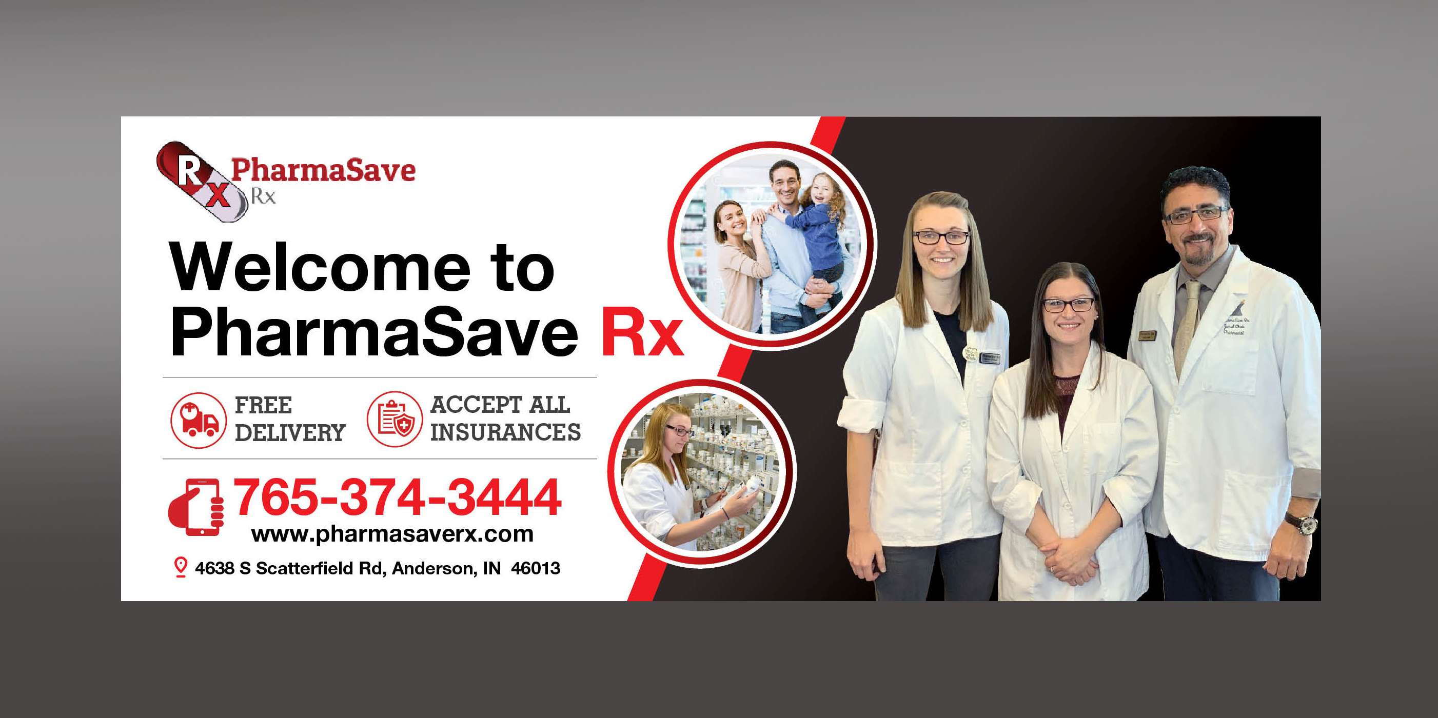 Professional, Elegant, Pharmaceutical Billboard Design for PharmaSave ...