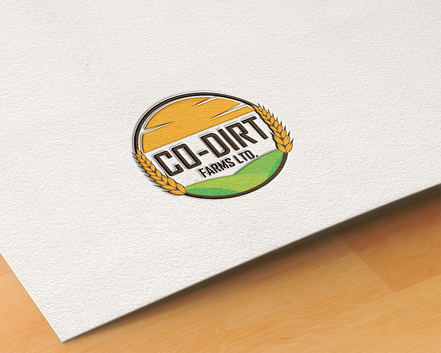 Professional, Modern, Agriculture Logo Design for Co-Dirt Farms Ltd. by ...