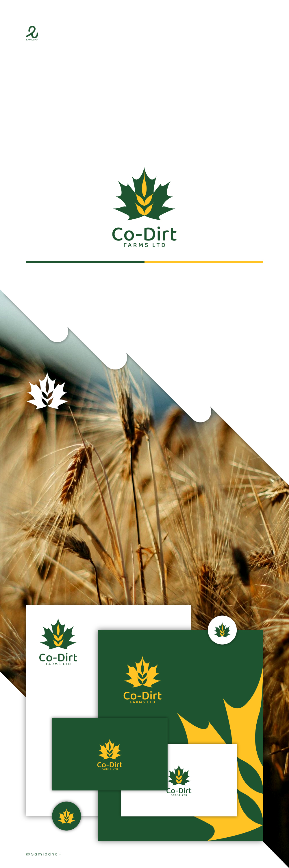 Professional, Modern, Agriculture Logo Design for Co-Dirt Farms Ltd. by ...