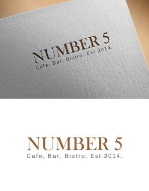 Cafe, Bar, Bistro needs a logo design | 29 Logo Designs for Number 5 ...