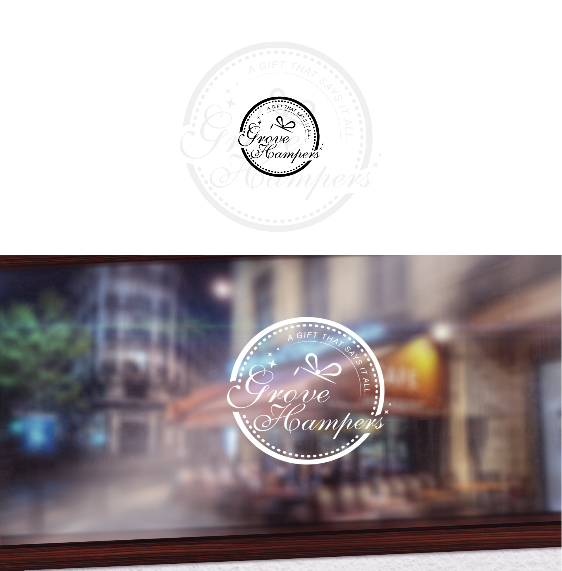 Logo Design for Grove Hampers "A gift that says it all" by banto212 ...