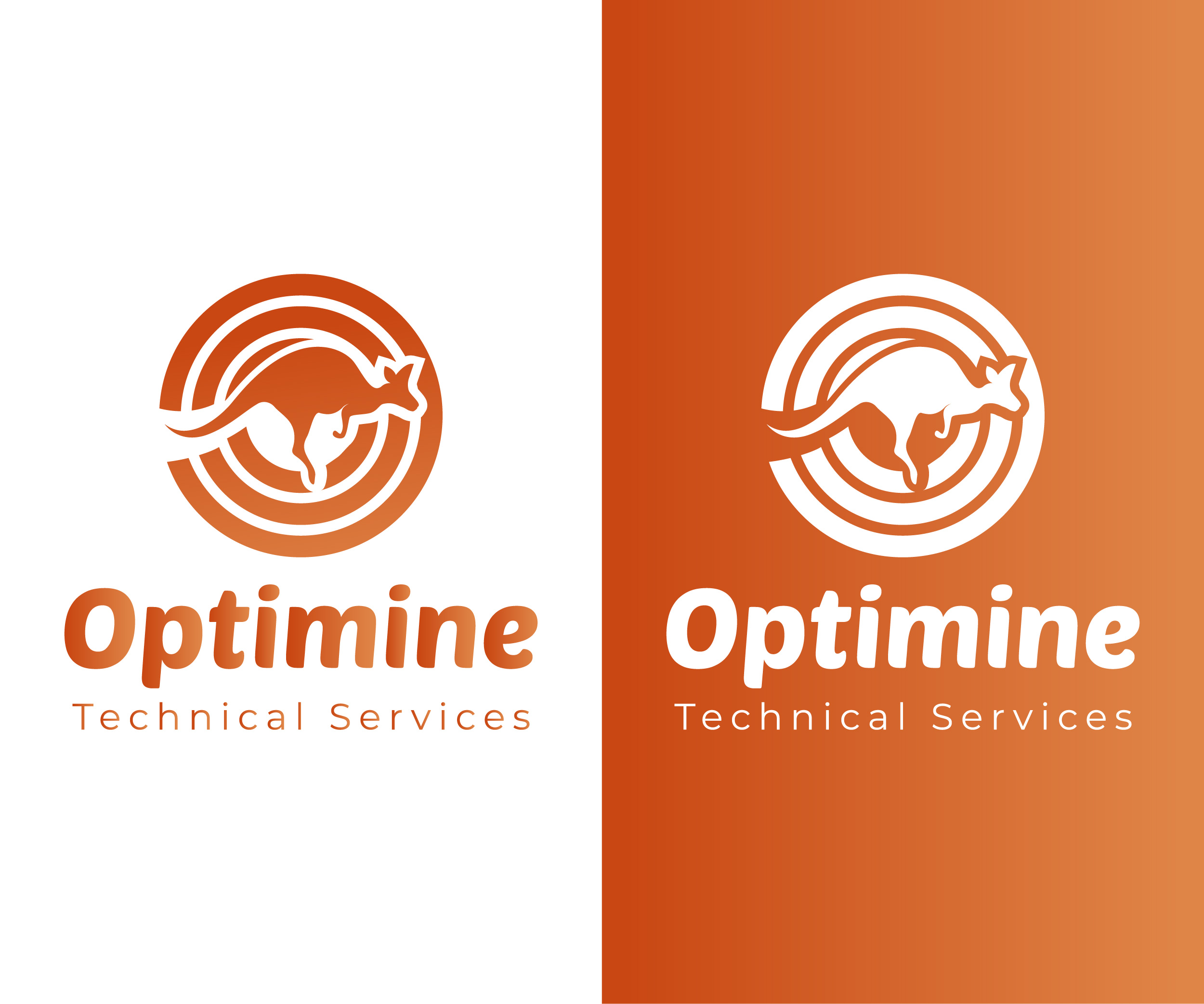 Modern, Professional, Mining Logo Design for "Optimine" should be prominent, with "Technical ...