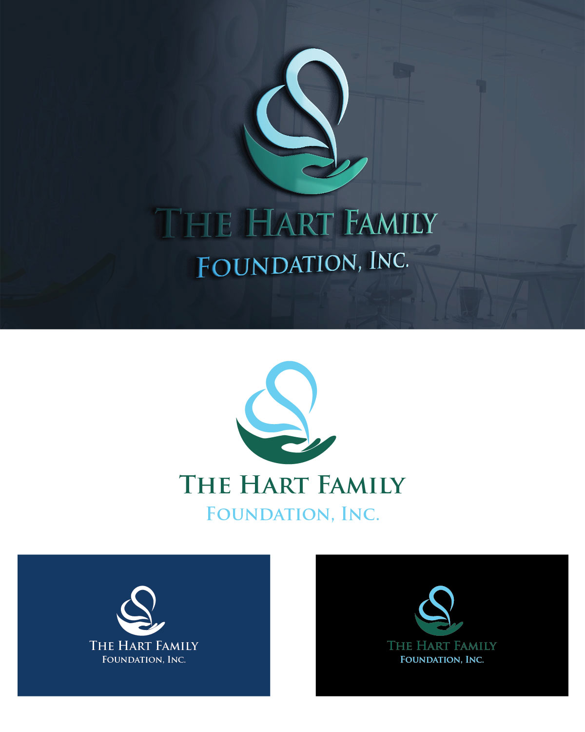 Logo Design for The Hart Family Foundation, Inc. by Isnah Logo | Design ...