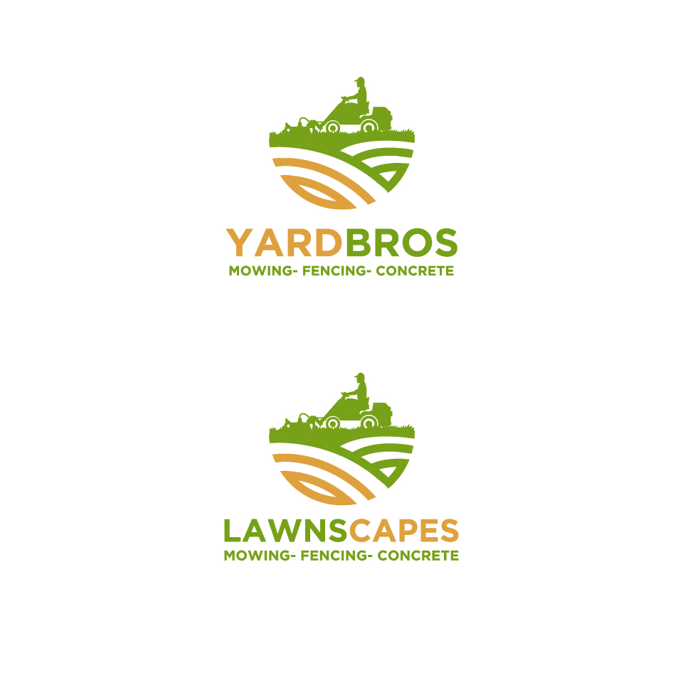 Modern, Upmarket, Lawncare Logo Design for Mowing- Fencing- Concrete by ...