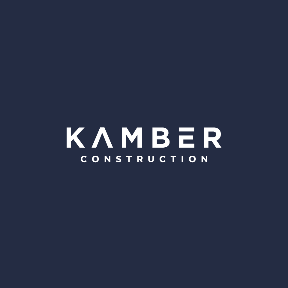 Logo Design for Kamber construction by Shirin Studio | Design #27607194