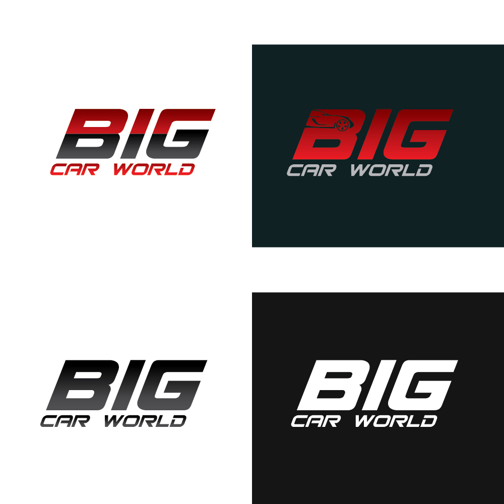 Modern, Professional Logo Design for BIG CAR WORLD by AL-BARAKAH ...
