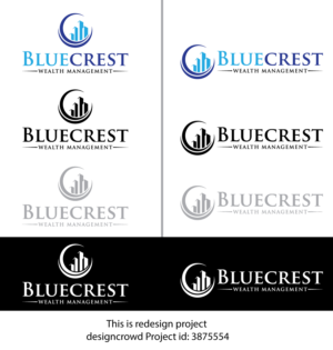 BLUECREST FINANCIAL ALLIANCES LOGO RE-WORK | 35 Logo Designs for ...