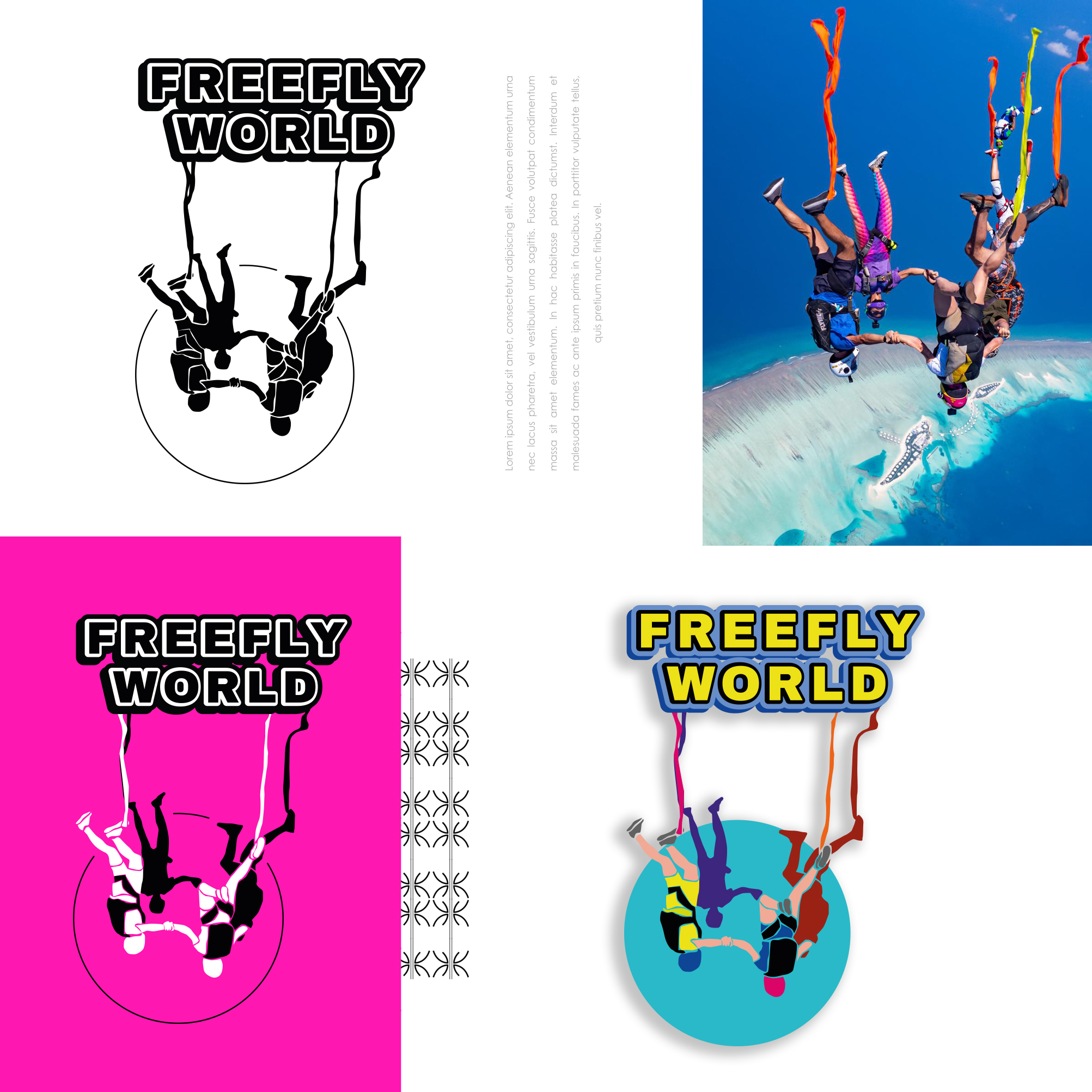 Elegant, Playful Logo Design for Freefly World by evieplusdesign ...