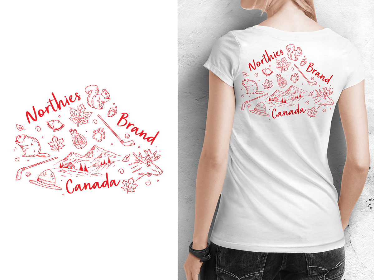 Playful, Personable Logo Design for NORTHIES BRAND CANADA by Creative ...