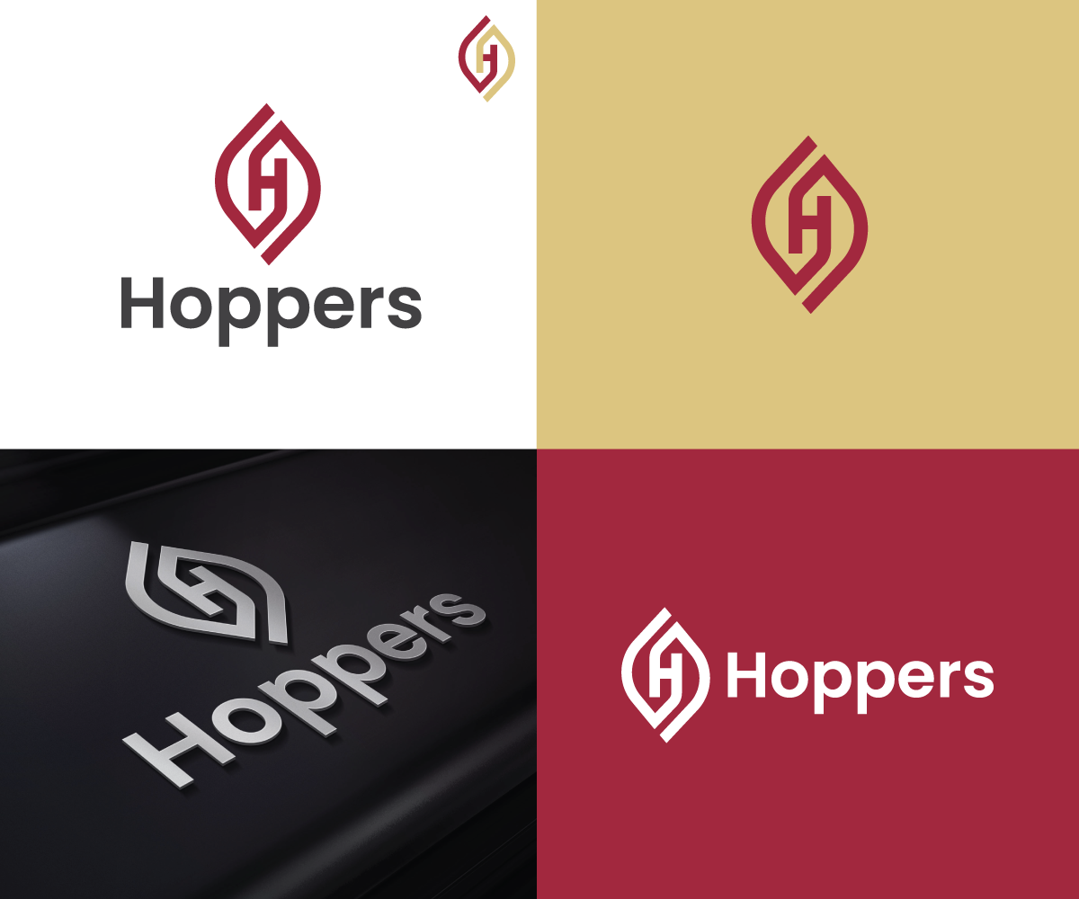 Logo Design for H or Hoppers by gk-artdesign | Design #27635581