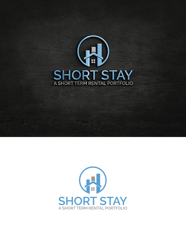 Logo Design for Short Stay a short term rental portfolio by Emma ...