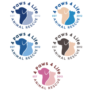Logo Project for dog/cat rescue | 82 Logo Designs for 4 Paws 4 Life ...