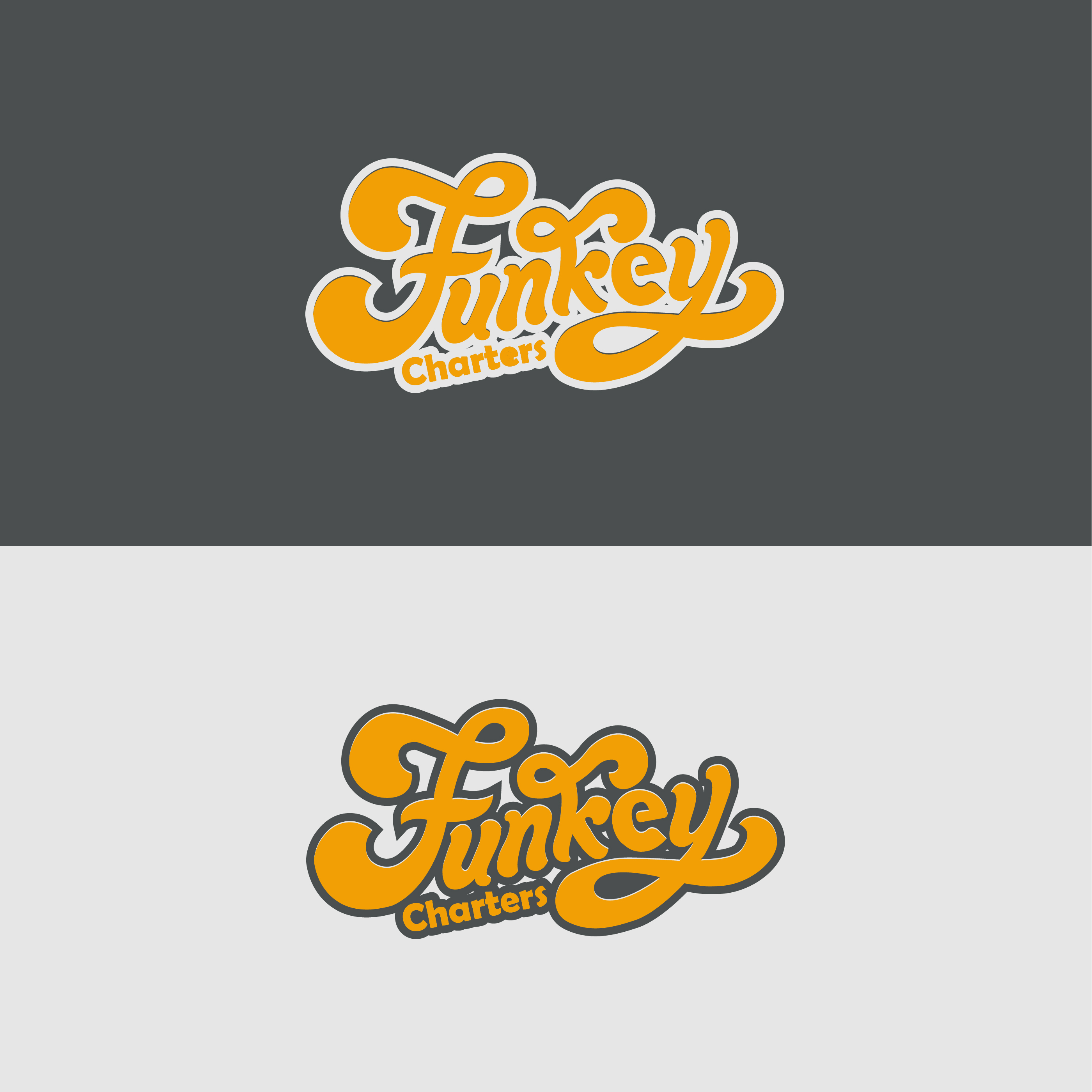 Logo Design for Funkey Charters by j.r.a | Design #27660275