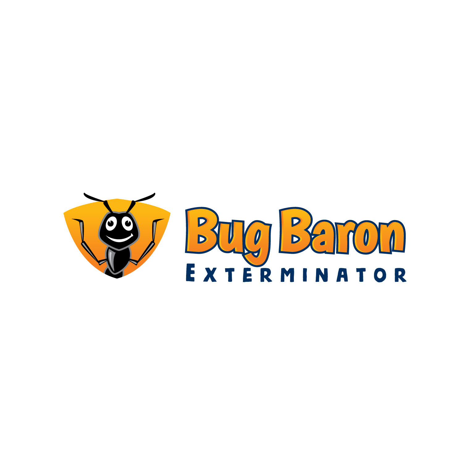 Colorful, Bold, Exterminator Logo Design for Bug Baron Exterminator by ...