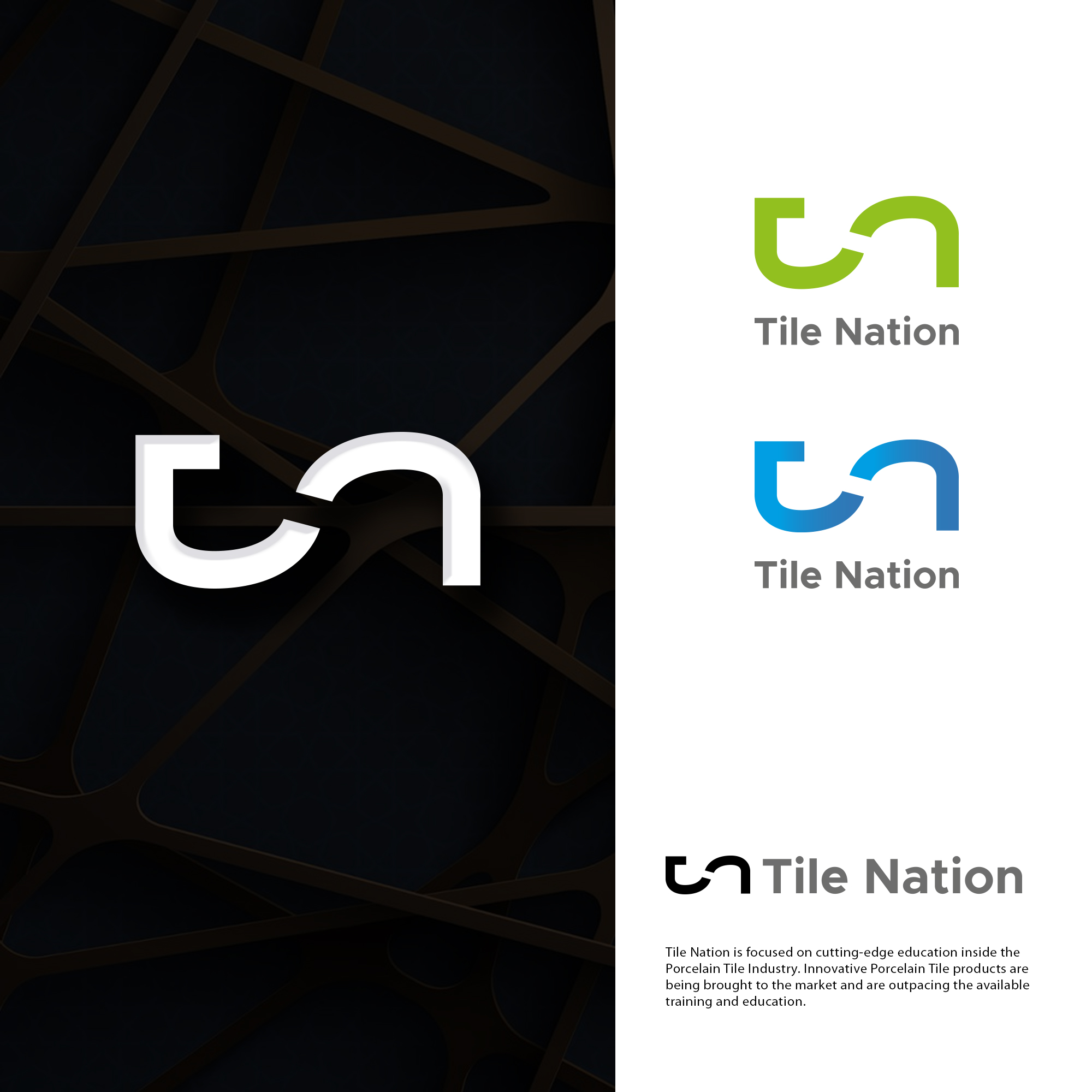 Elegant, Playful, Porcelain Tile / Tile Contractor / Ceramic Tile Logo ...