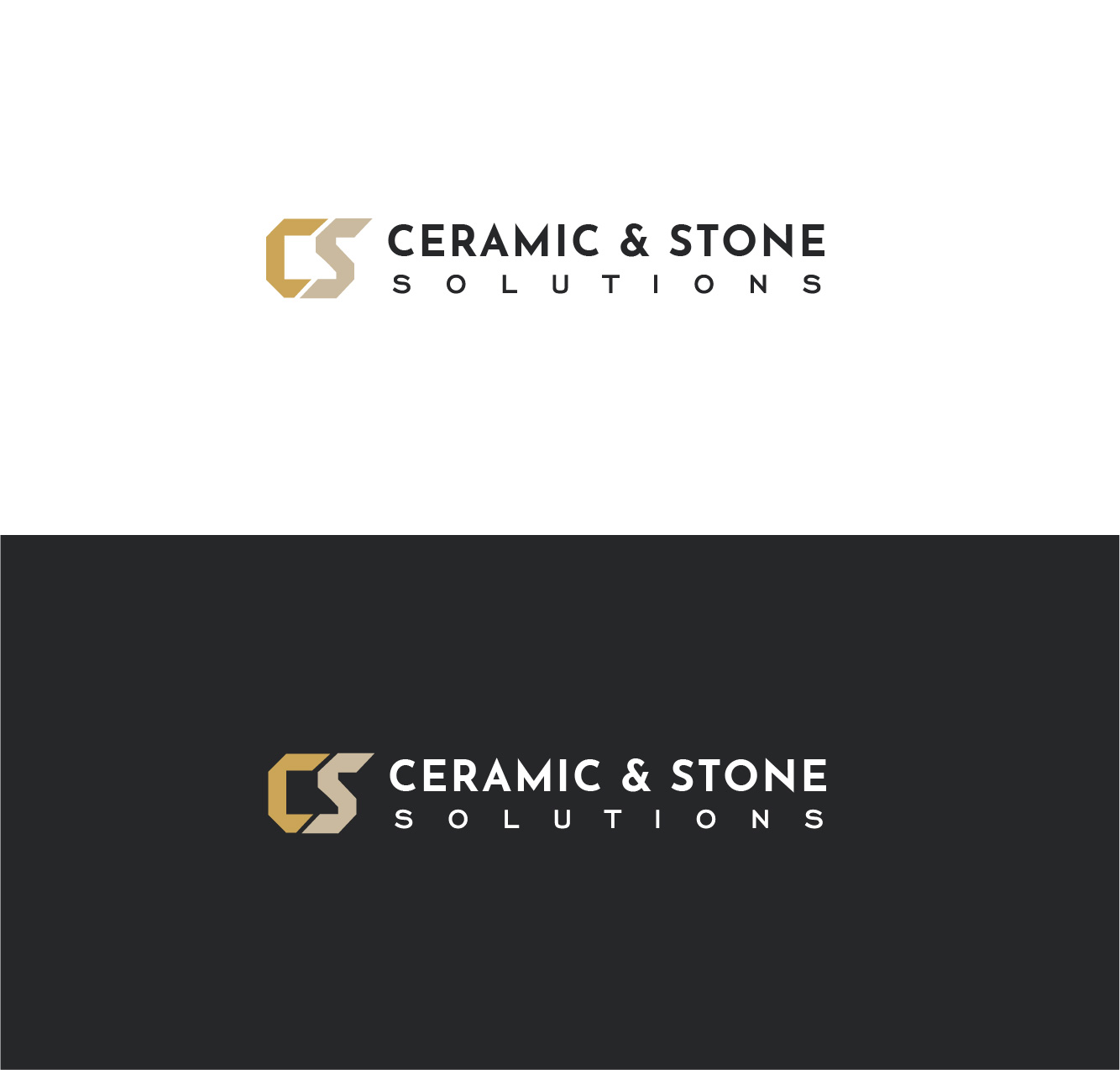 Logo Design for Ceramic & Stone Solutions by Birdcage | Design #27663547