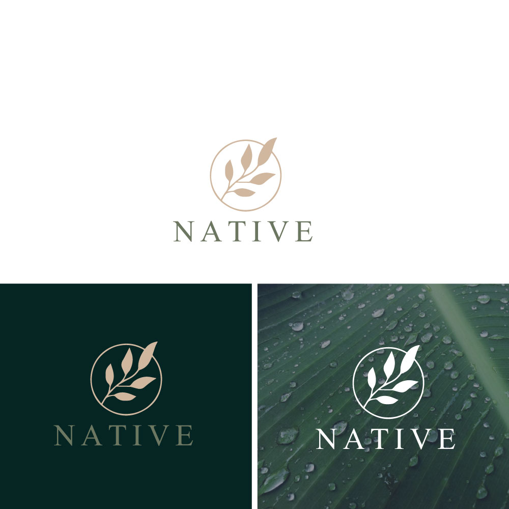 Elegant, Modern, Natural Health Industry Logo Design for Native by ...