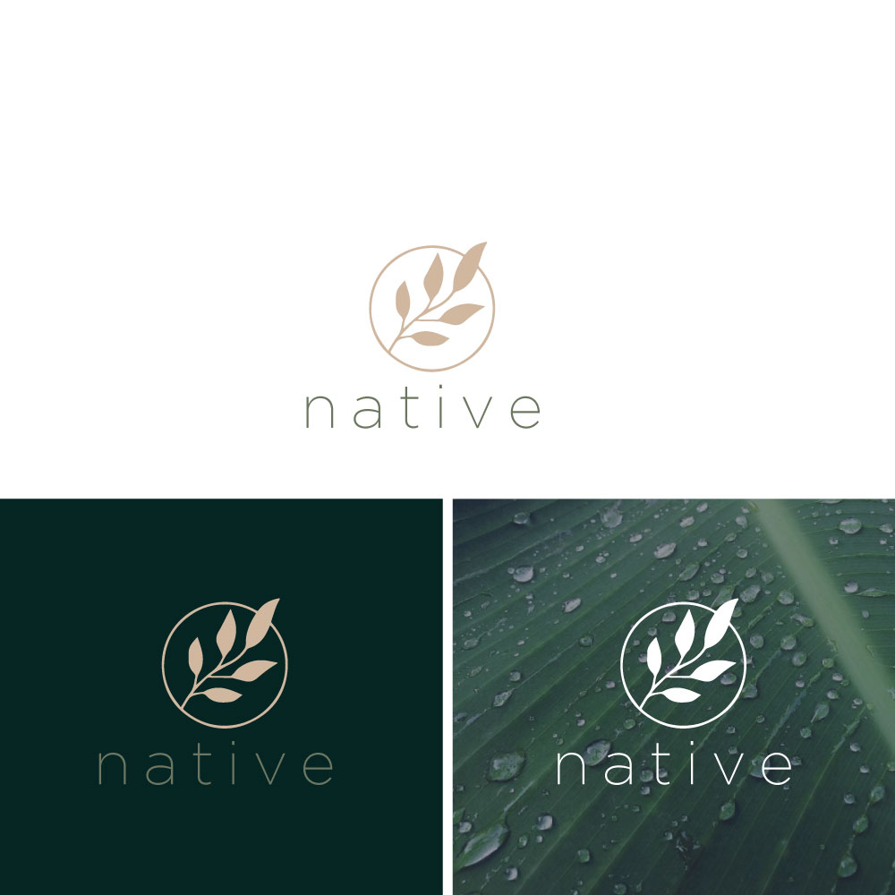 Elegant, Modern, Natural Health Industry Logo Design for Native by ...