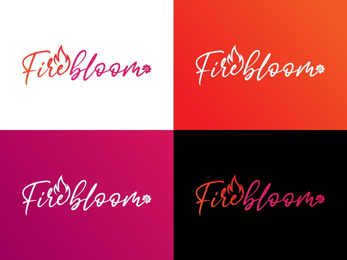 Logo Design for Firebloom by 439 Creations | Design #27685391