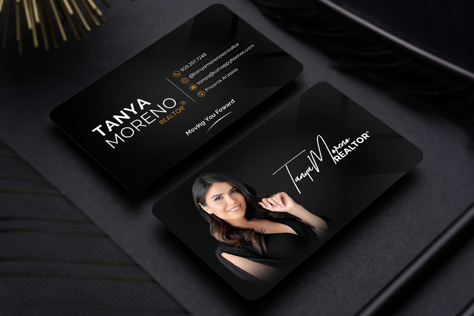 Elegant, Feminine, REAL ESTATE Business Card Design for a Company by ...
