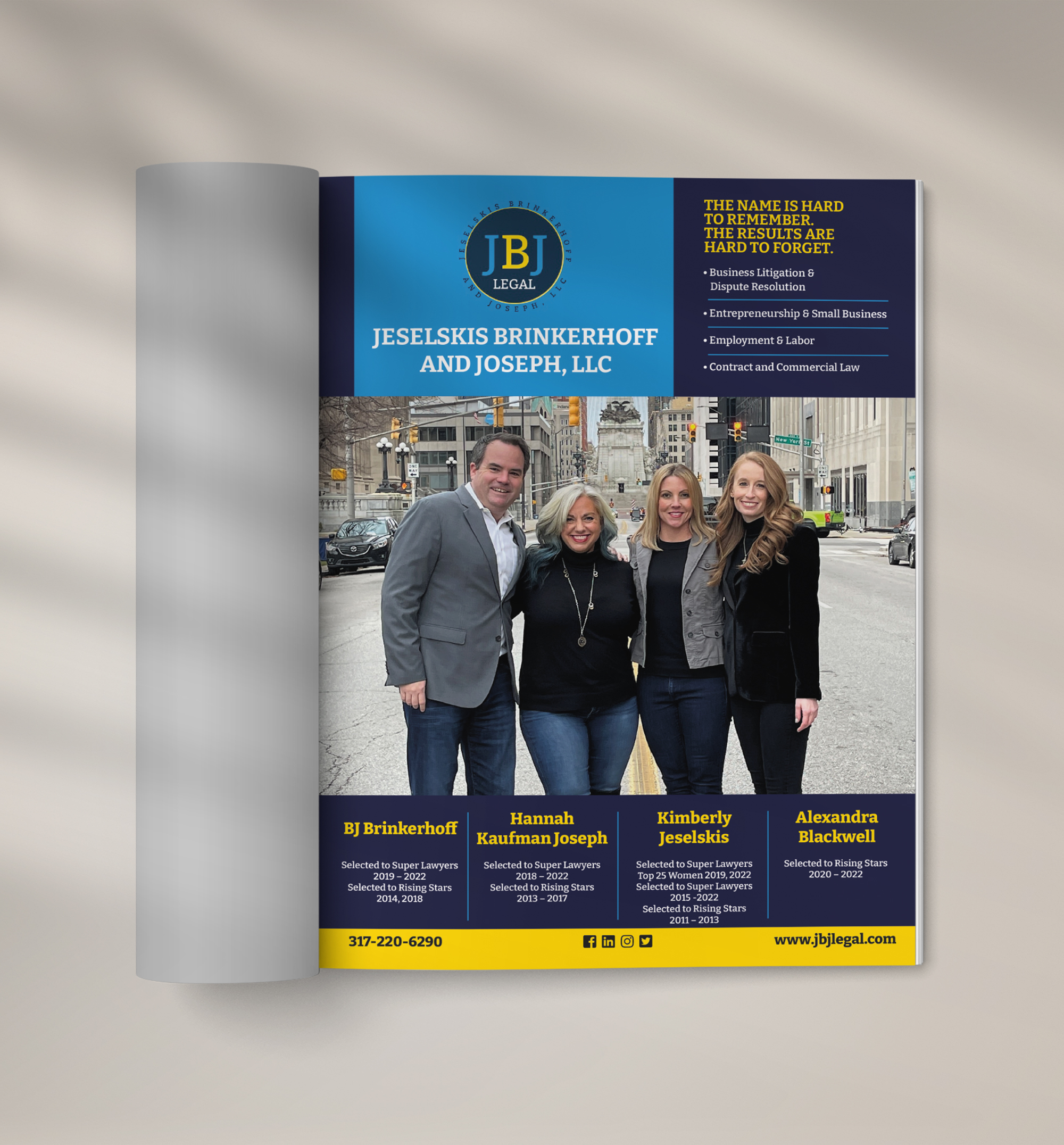 Modern, Playful, Legal Advertisement Design for a Company by ...