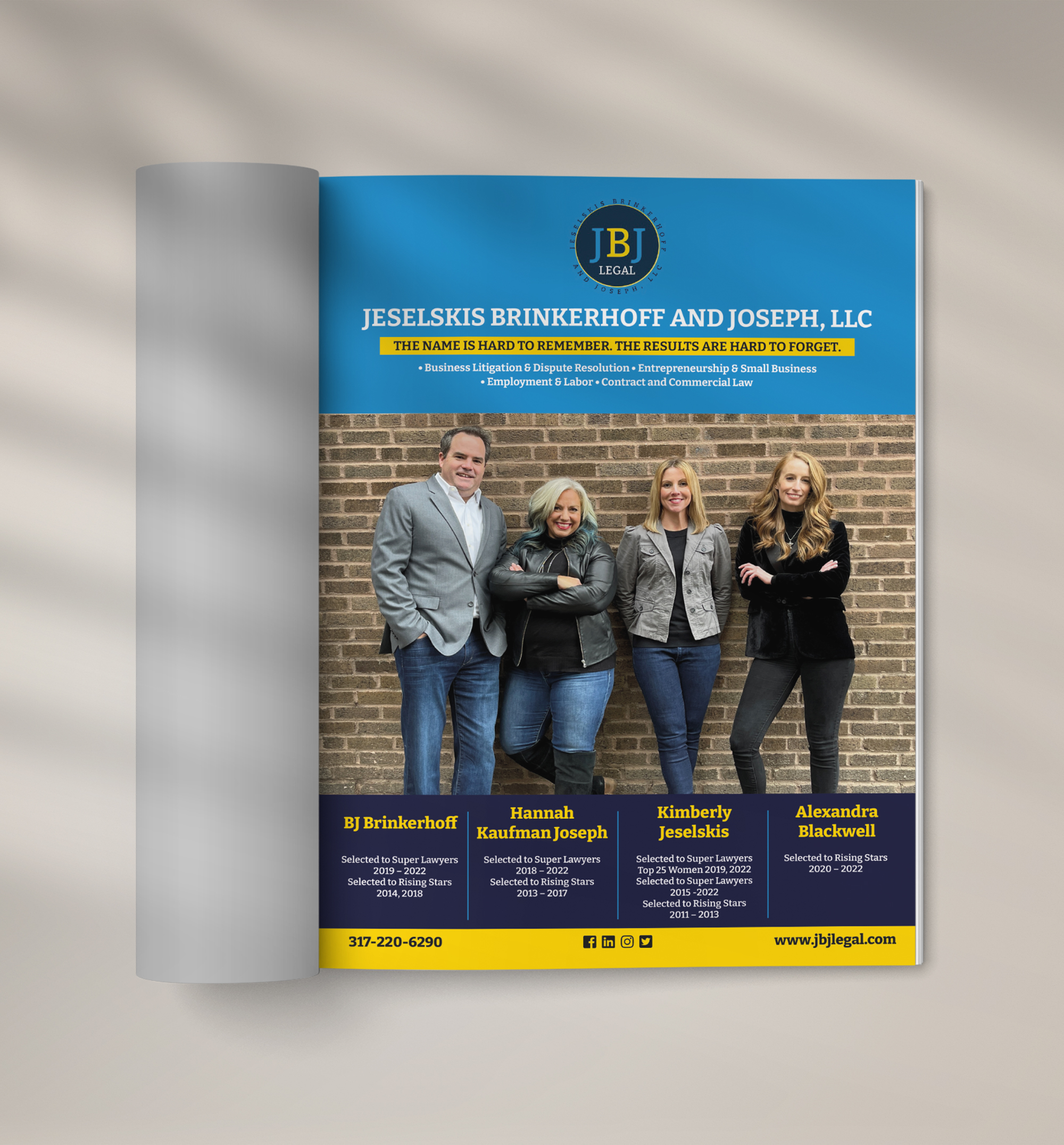 Modern, Playful, Legal Advertisement Design for a Company by ...