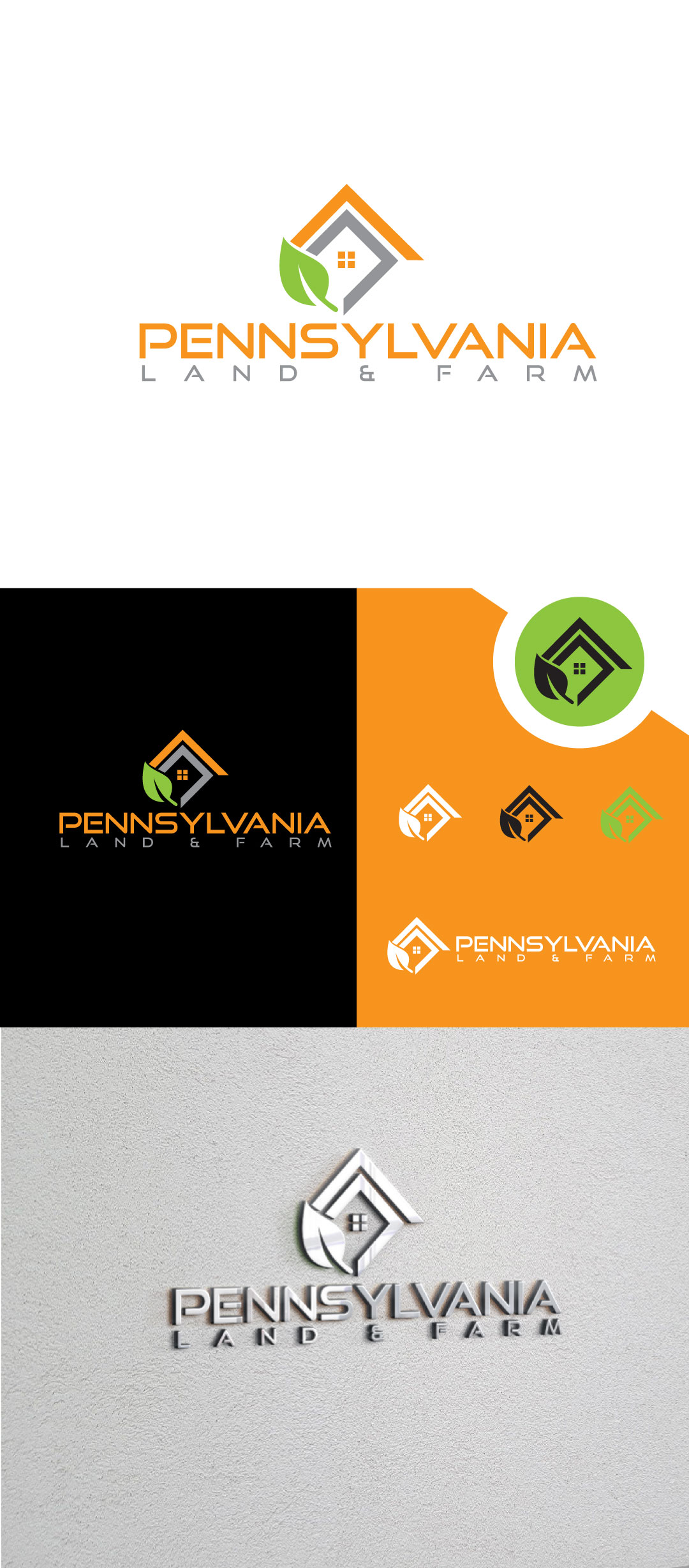 Elegant, Playful, Real Estate Logo Design for Pennsylvania Land & Farm ...