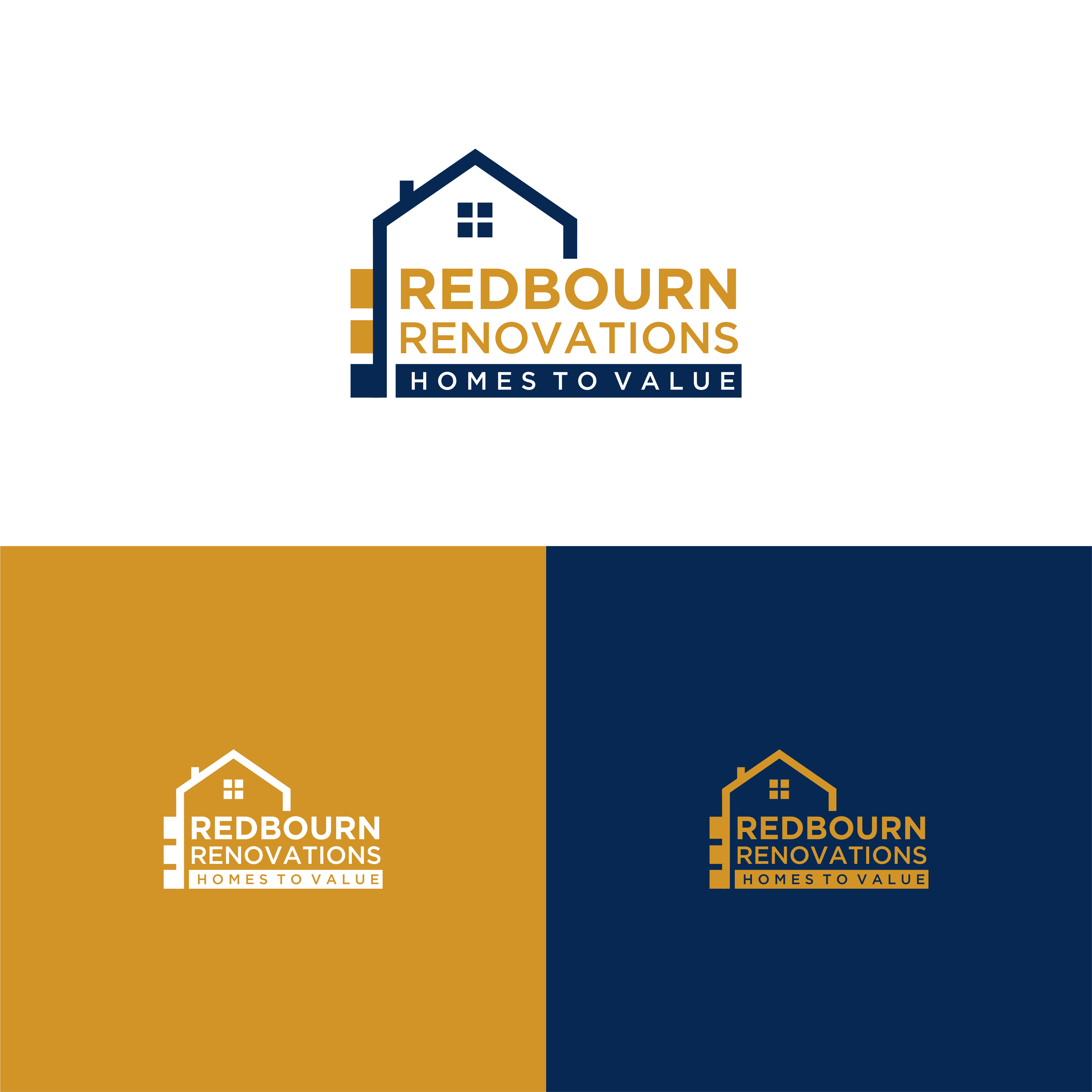 Logo Design for Redbourn Renovations / Homes to Value by achil78 ...