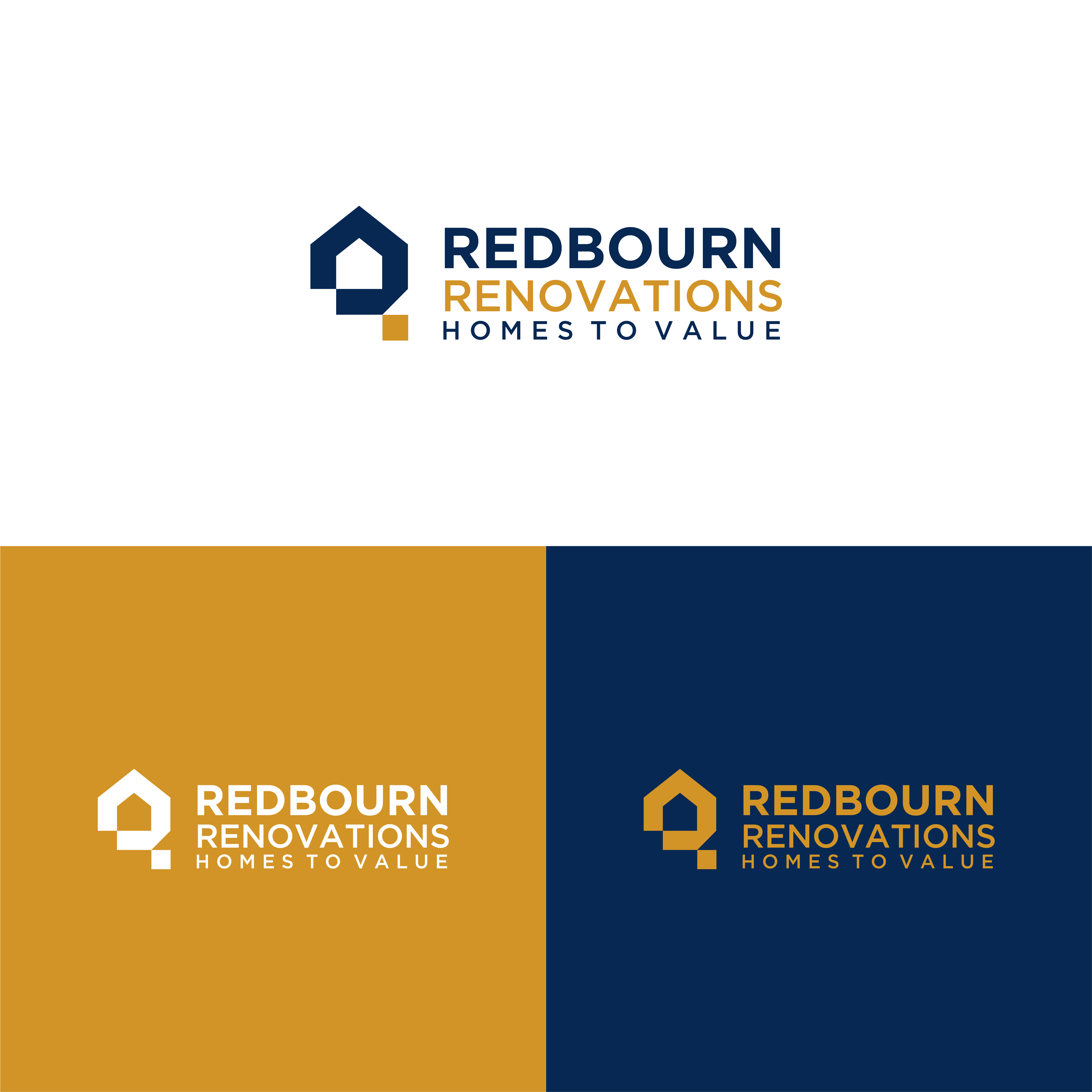 Logo Design for Redbourn Renovations / Homes to Value by achil78 ...