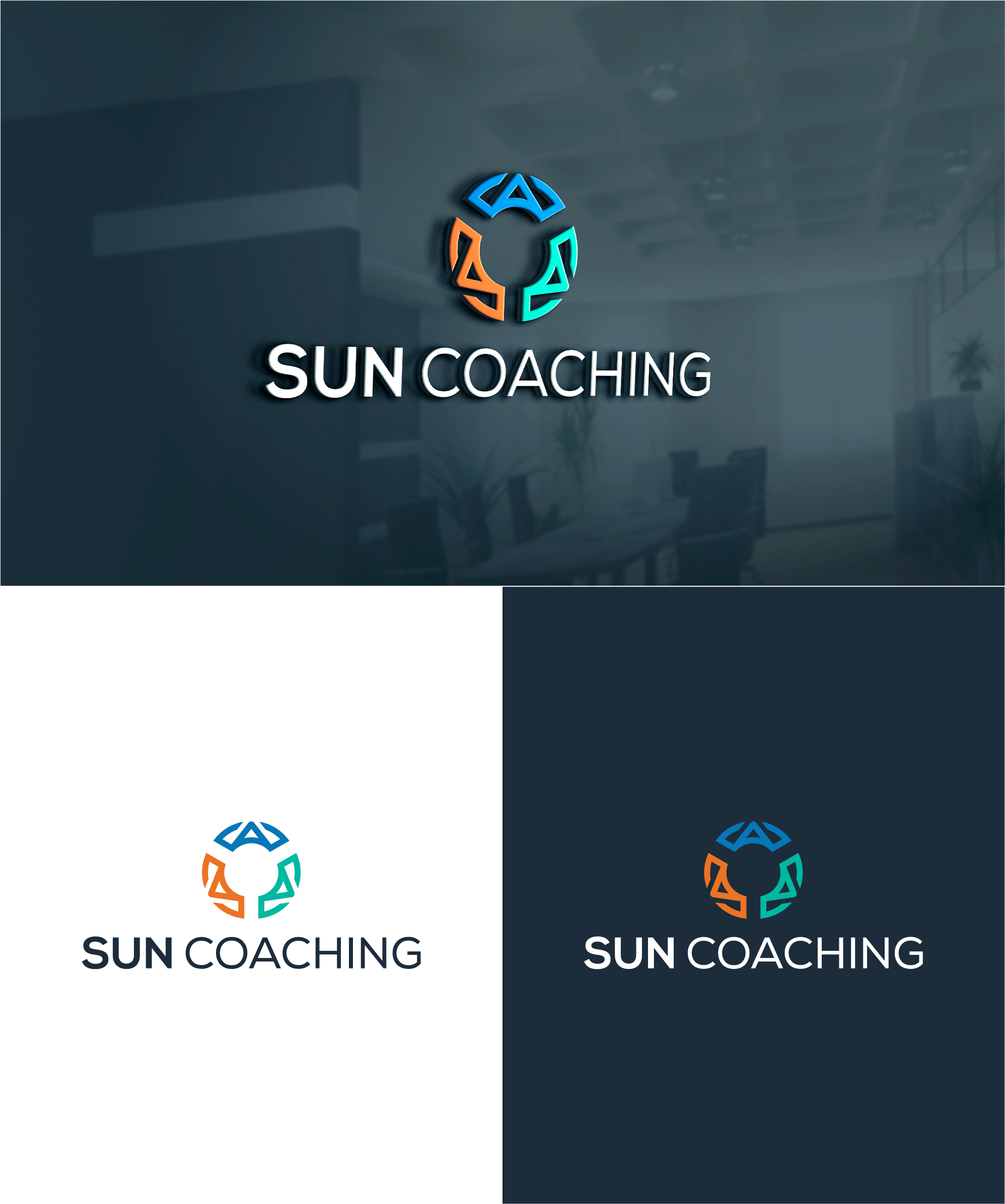 Elegant, Modern, Business & Life Coaching Logo Design for Sun Coaching ...