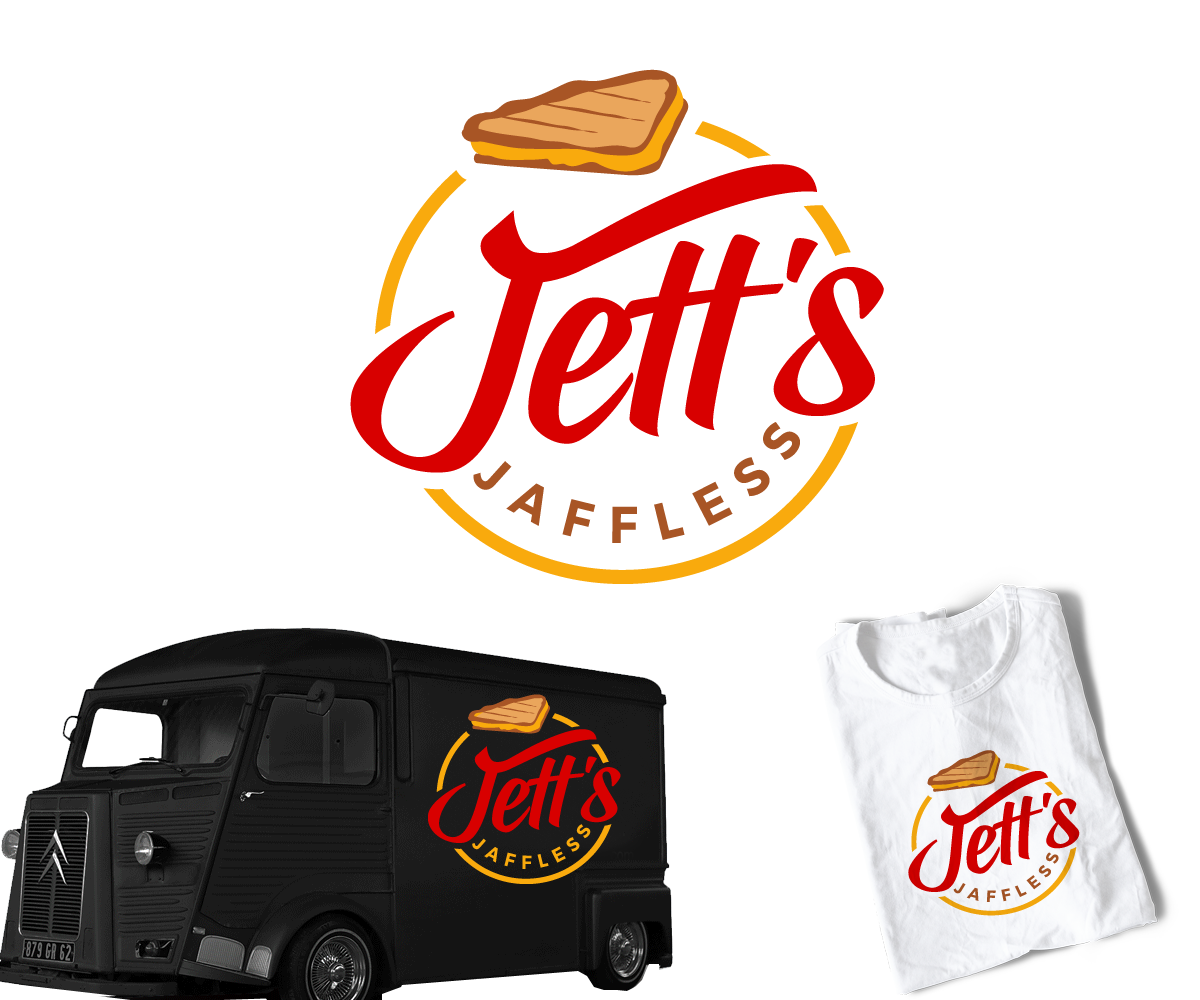 Elegant, Playful Logo Design for Jett’s Jaffles by TRHZ | Design #27713490