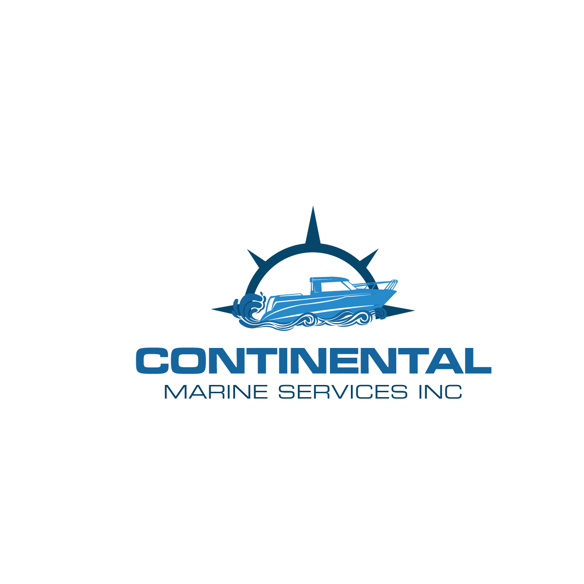 Bold, Serious, Marine Logo Design for Continental Marine Services Inc ...