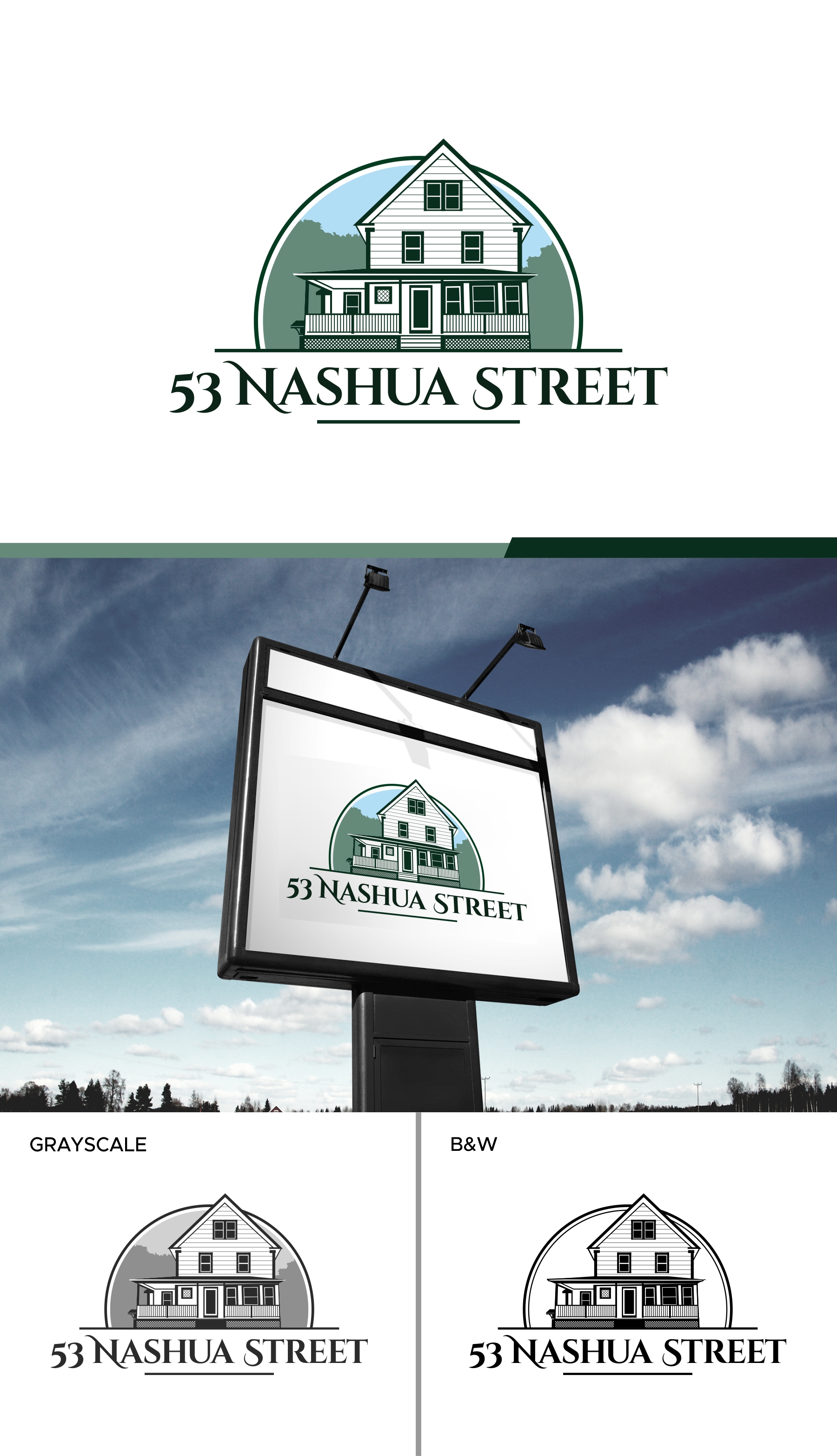 Serious, Upmarket Logo Design for 53 Nashua Street by ZeneFashions ...