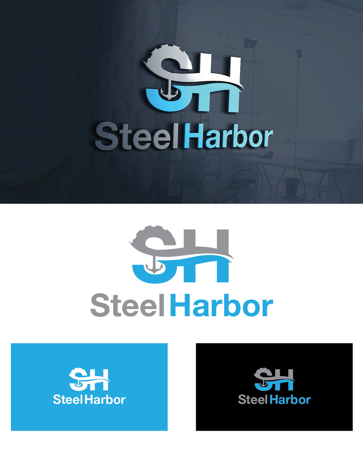 Logo Design for SteelHarbor by Isnah Logo | Design #27728726
