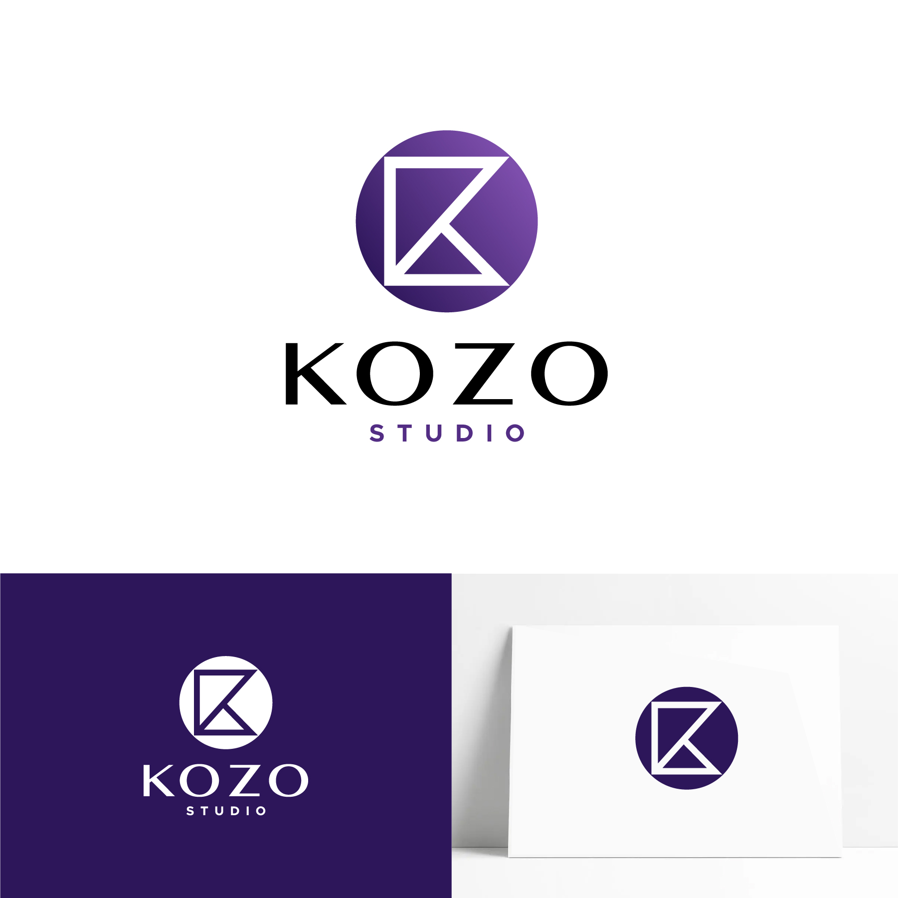 Bold, Serious, Branding Logo Design for KOZO by ZeneFashions | Design #27740969